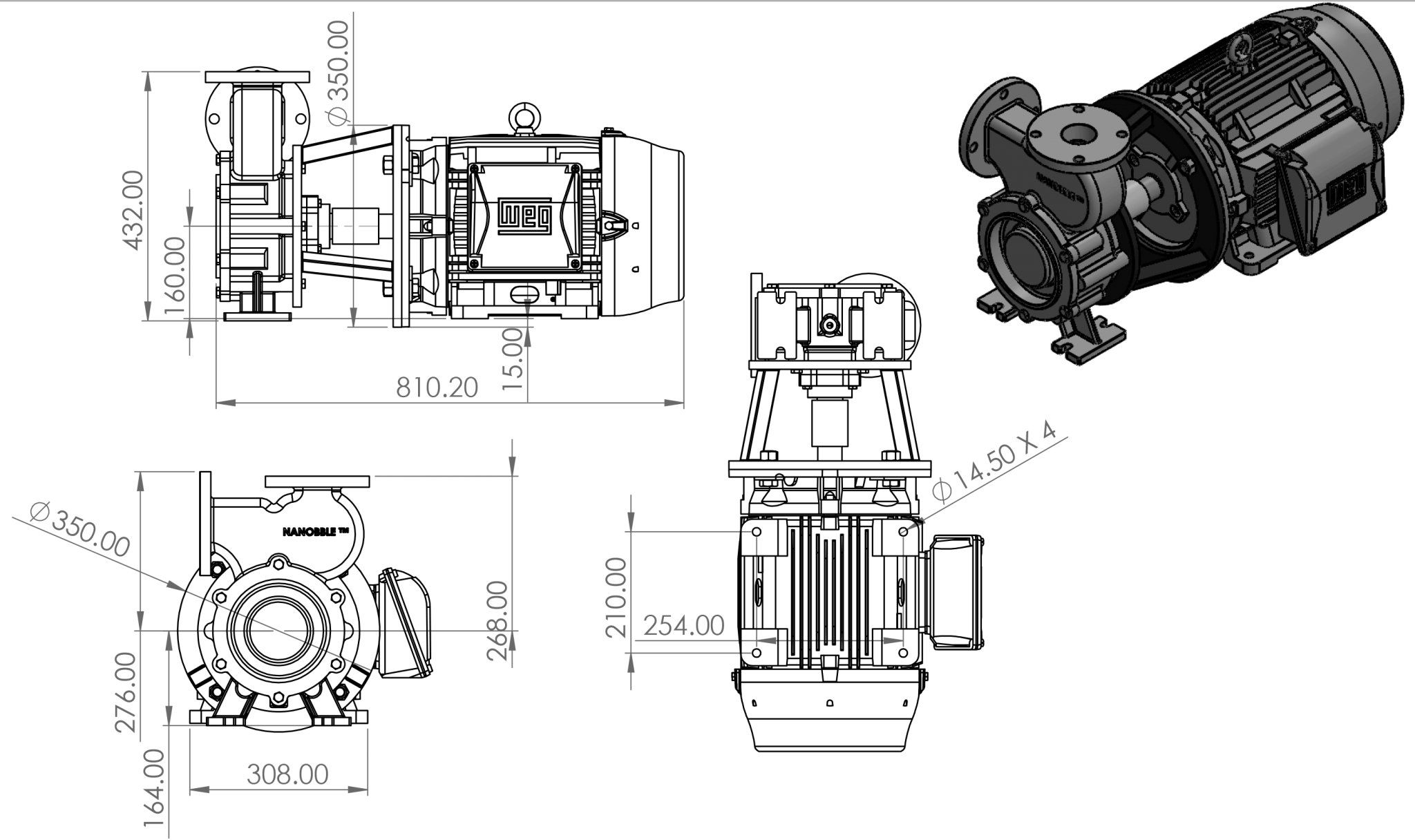 Micro Nano Bubble Generator Regenerative Turbine (DAF) Pump NANOBBLE ...