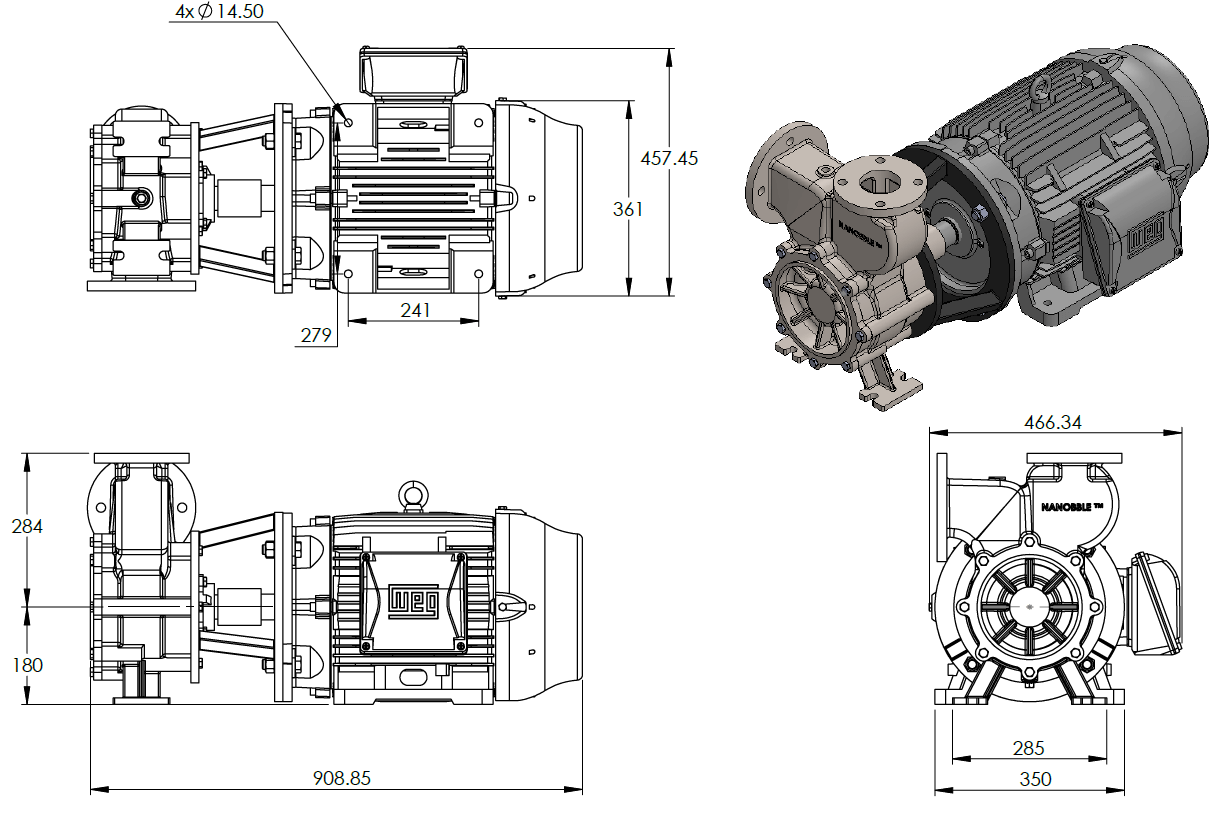 Micro Nano Bubble Generator Regenerative Turbine (DAF) Pump NANOBBLE ...